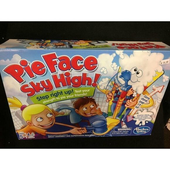 Hasbro | Games | New Pie Faceskyhigh Game Multiplayer Interactive Fun ...